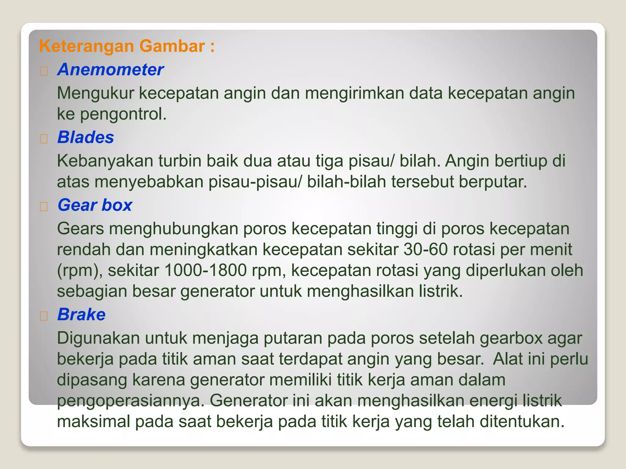 Pembangkit Listrik Tenaga Angin | PPTX