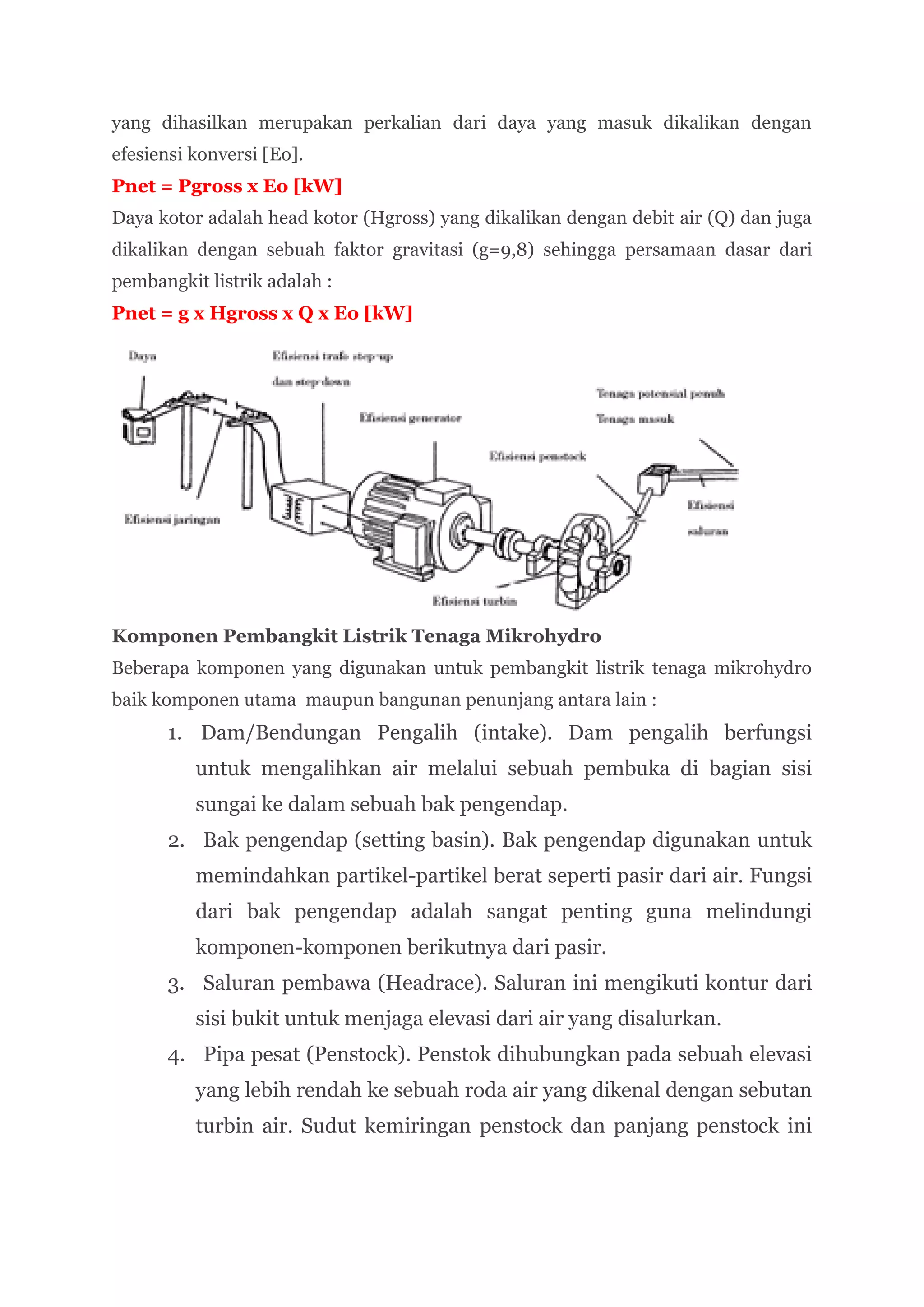 Pembangkit listrik tenaga mikrohydro | PDF