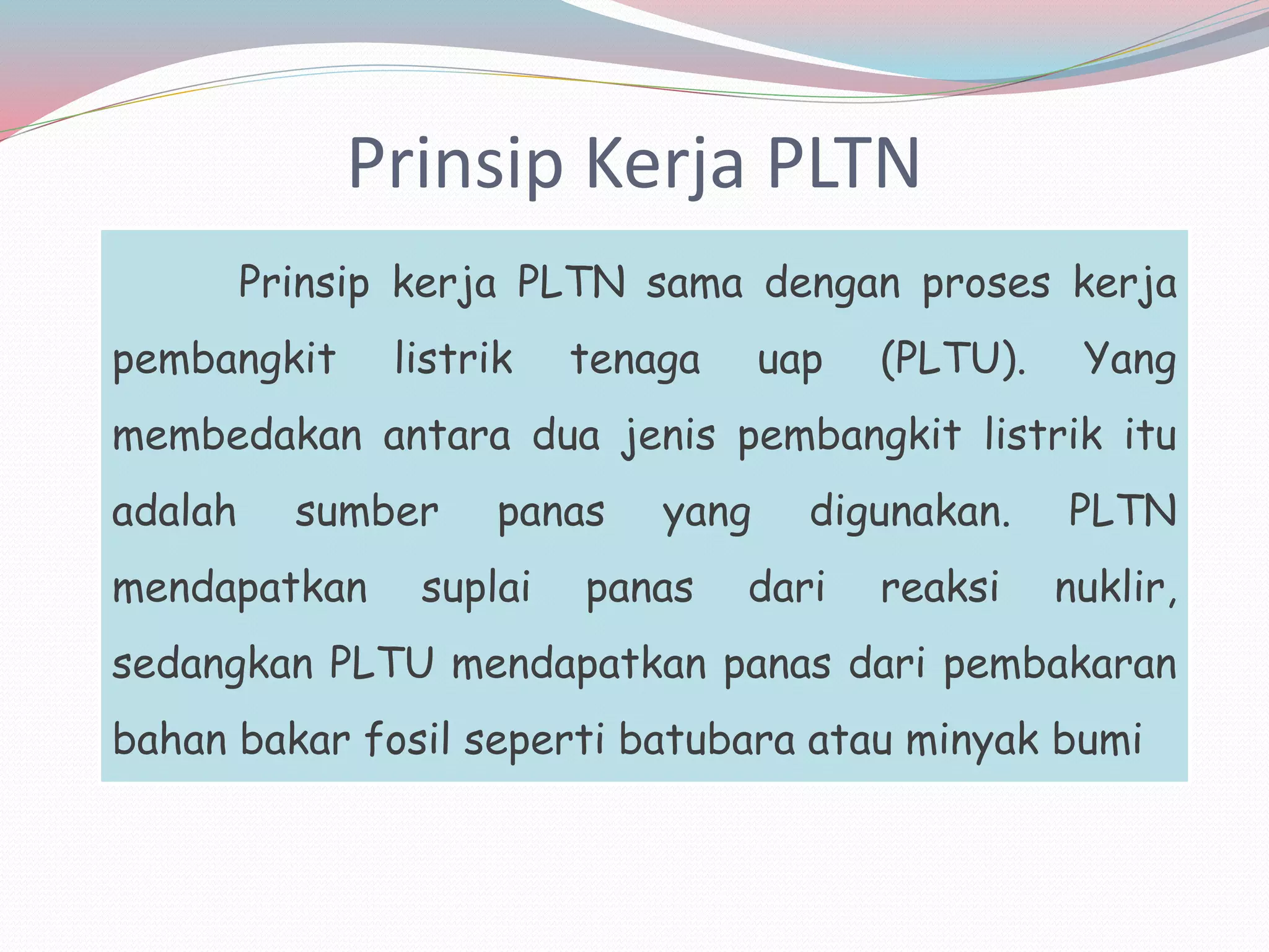 Pembangkit Listrik Tenaga Nuklir (PLTN) | PPTX