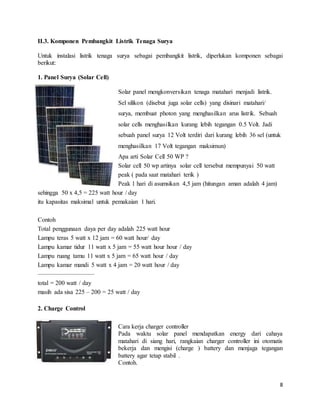 Pembangkit listrik tenaga surya | PDF