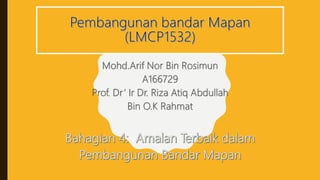 Pembangunan bandar mapan (lmcp1532) | PPTX