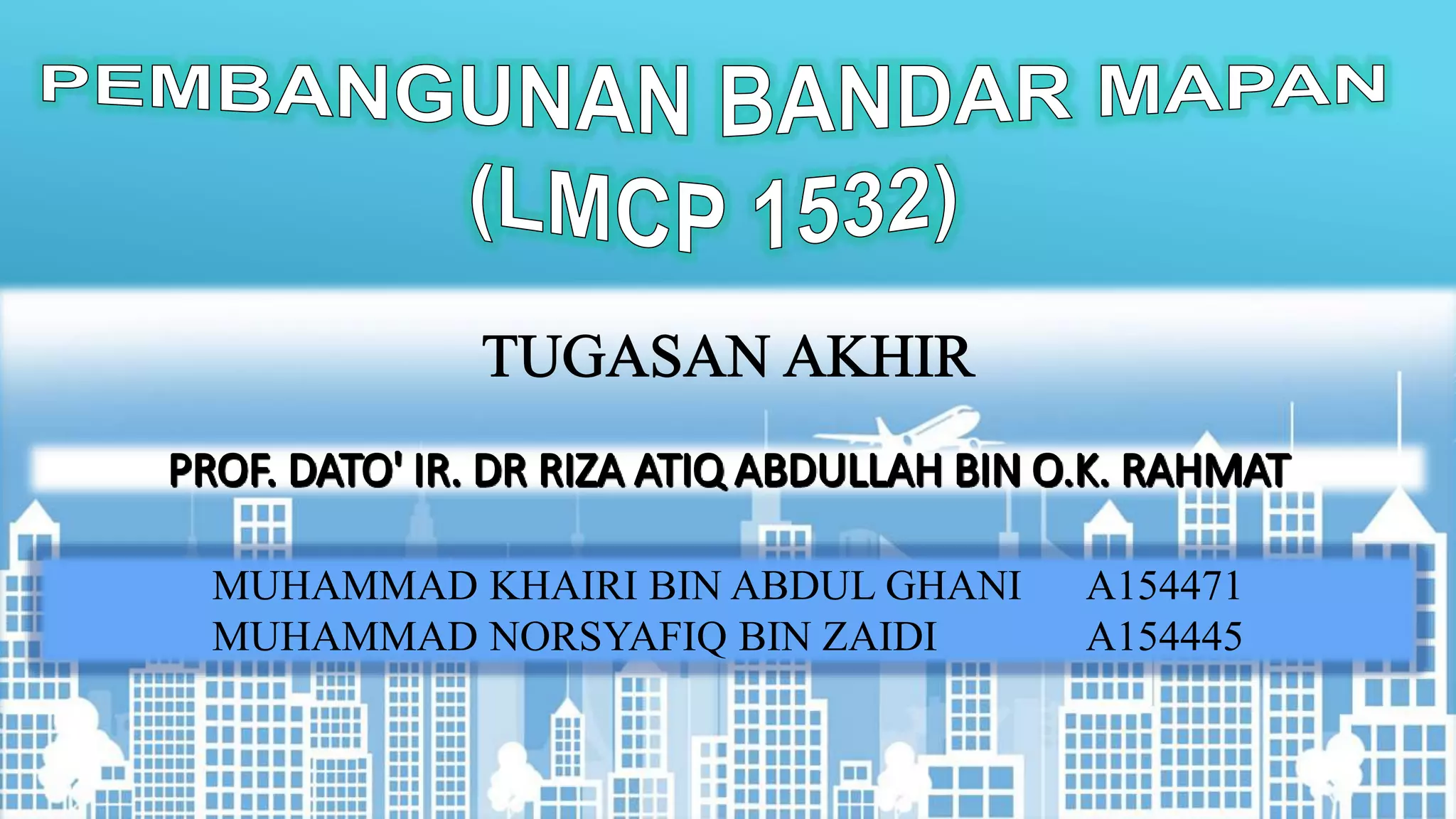 Pembangunan bandar mapan (lmcp 1532) | PPT