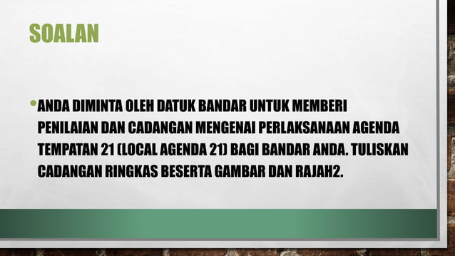 Pembangunan bandar mapan task 4 | PPT