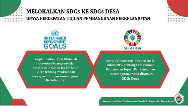 Pembangunan Desa Berbasis Data SDGs Desa ,MATERI SDGS Desa 17 Goals-1.pptx