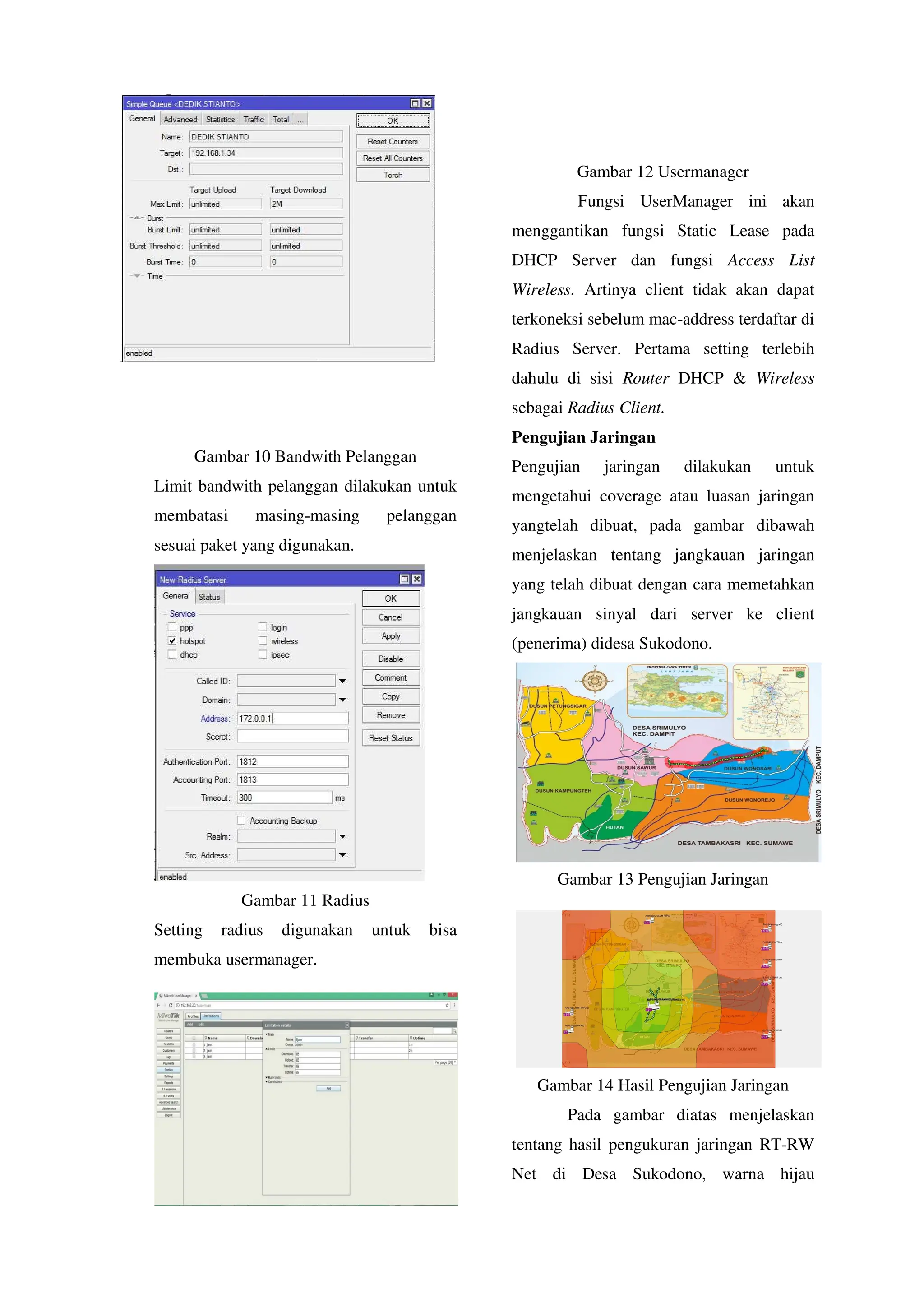 PEMBANGUNAN JARINGAN RT-RW NET BERBASIS MIKROTIK DI DESA SUKODONO KECAMATAN DAMPIT KABUPATEN ...