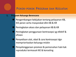 Pembangunan kependudukan, keluarga berencana dan pemberdayaan perempuan ...