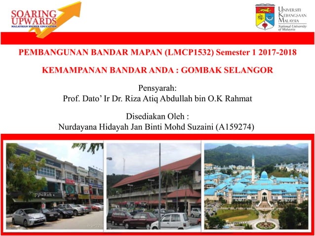 Pembangunan Mapan Kawasan Gombak, Selangor | PPTX