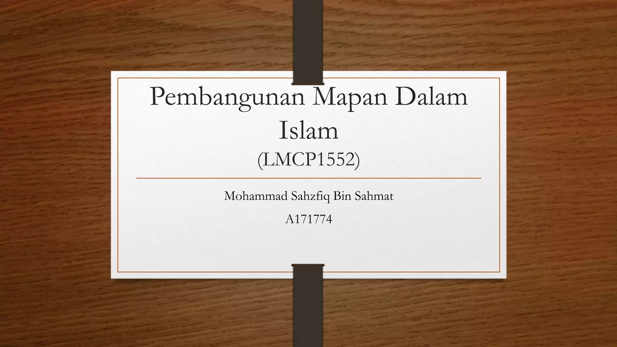 Pembangunan mapan dalam islam dinar emas | PPT