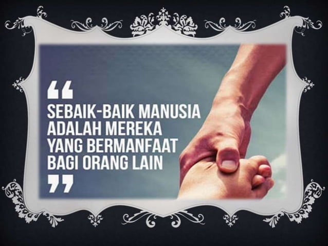 Memberi Manfaat Pada Orang Lain | PPTX