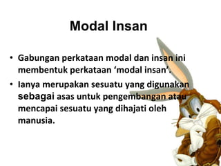 Pembangunan modal insan.. | PPT