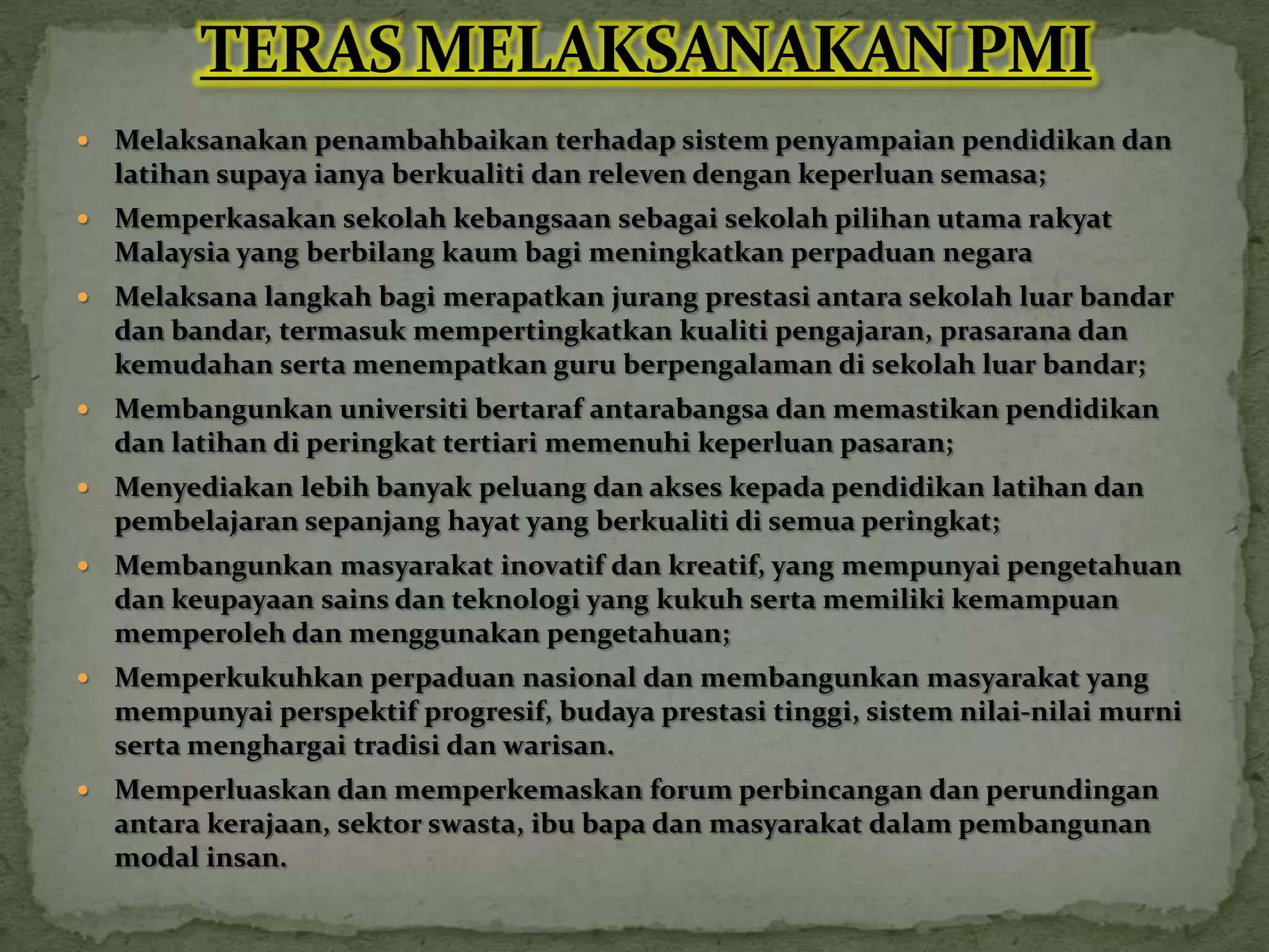 Pembangunan modal insan | PPTX