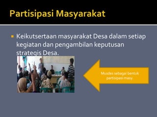 Pembangunan partisipatif | PPTX