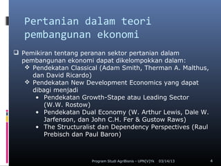 Pembangunan pertanian 2 | PPT