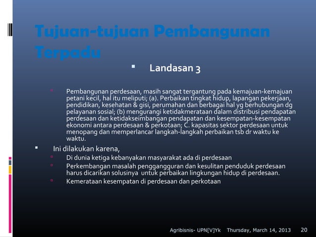 Pembangunan pertanian 4 & 5 | PPT