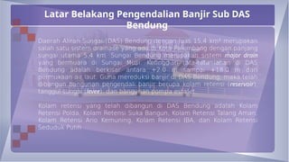 PEMBANGUNAN POMPA PENGENDALI BANJIR SUB DAS BENDUNG KOTA PALEMBANG ...