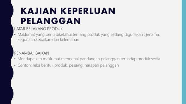 Pembangunan produk part i | PPT