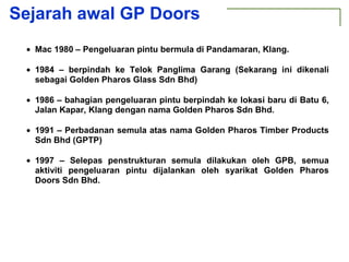 Pembangunan vendor gp doors | PPT