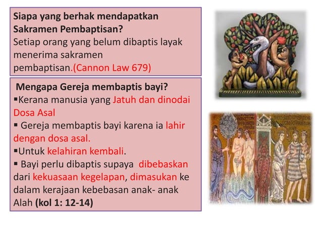 Pembaptisan bayi | PPTX