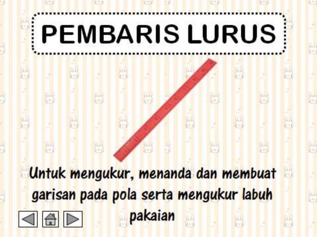 Pembaris lurus | PPT