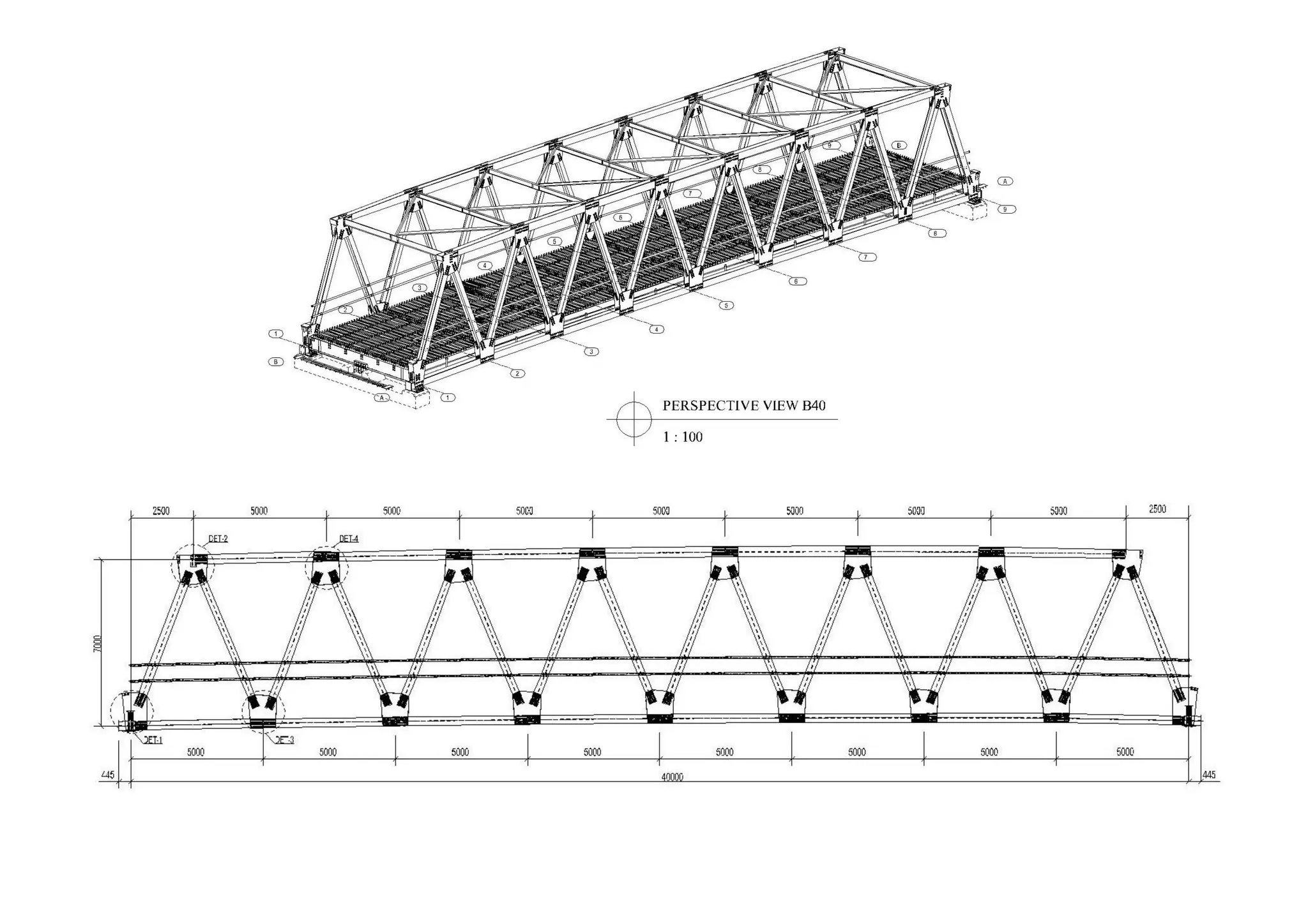 Pembebanan jembatan rangka (revisi profil baja) | PDF