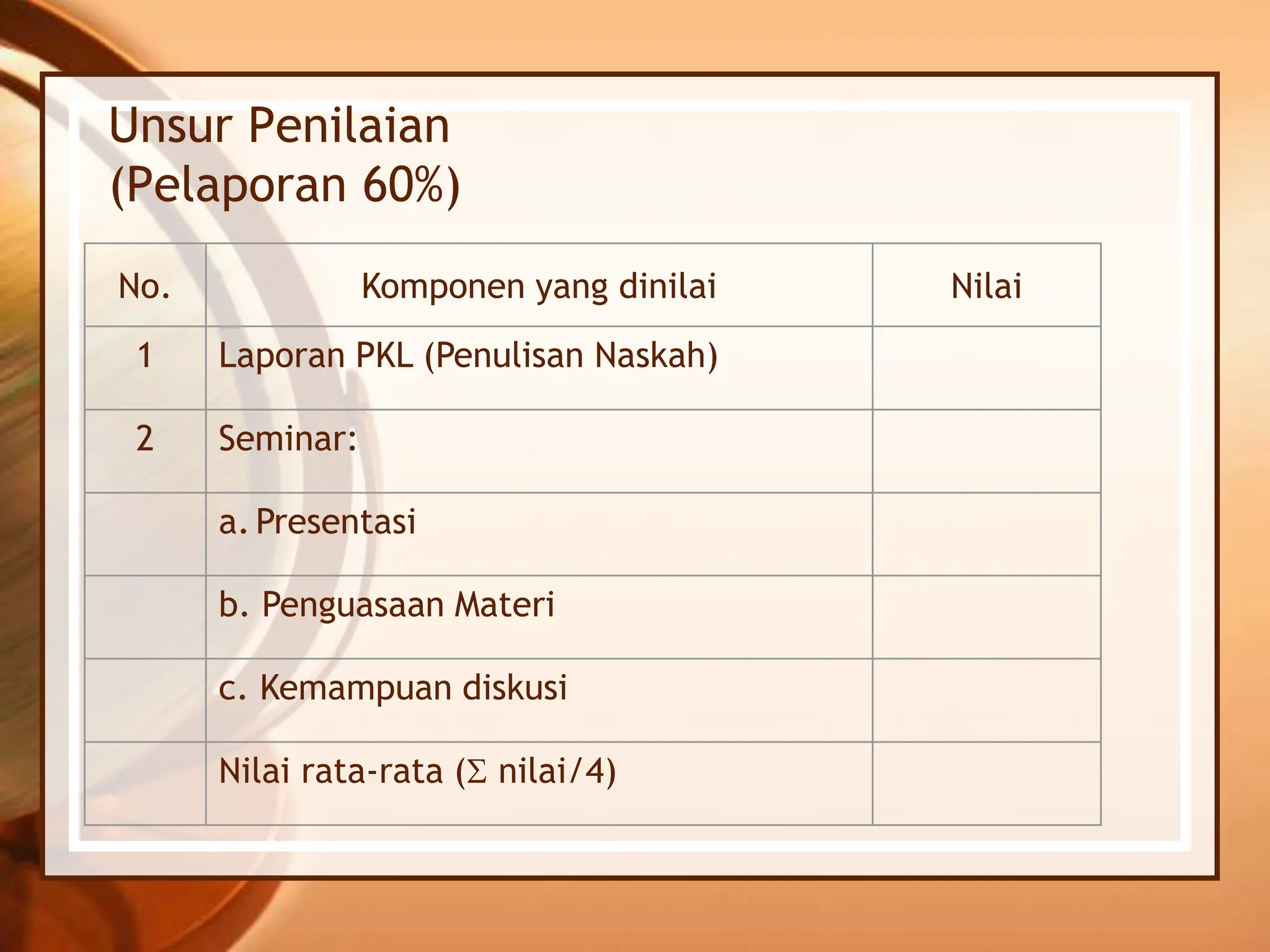 Pembekalan praktek kerja lapangan tahun 2024 | PPT