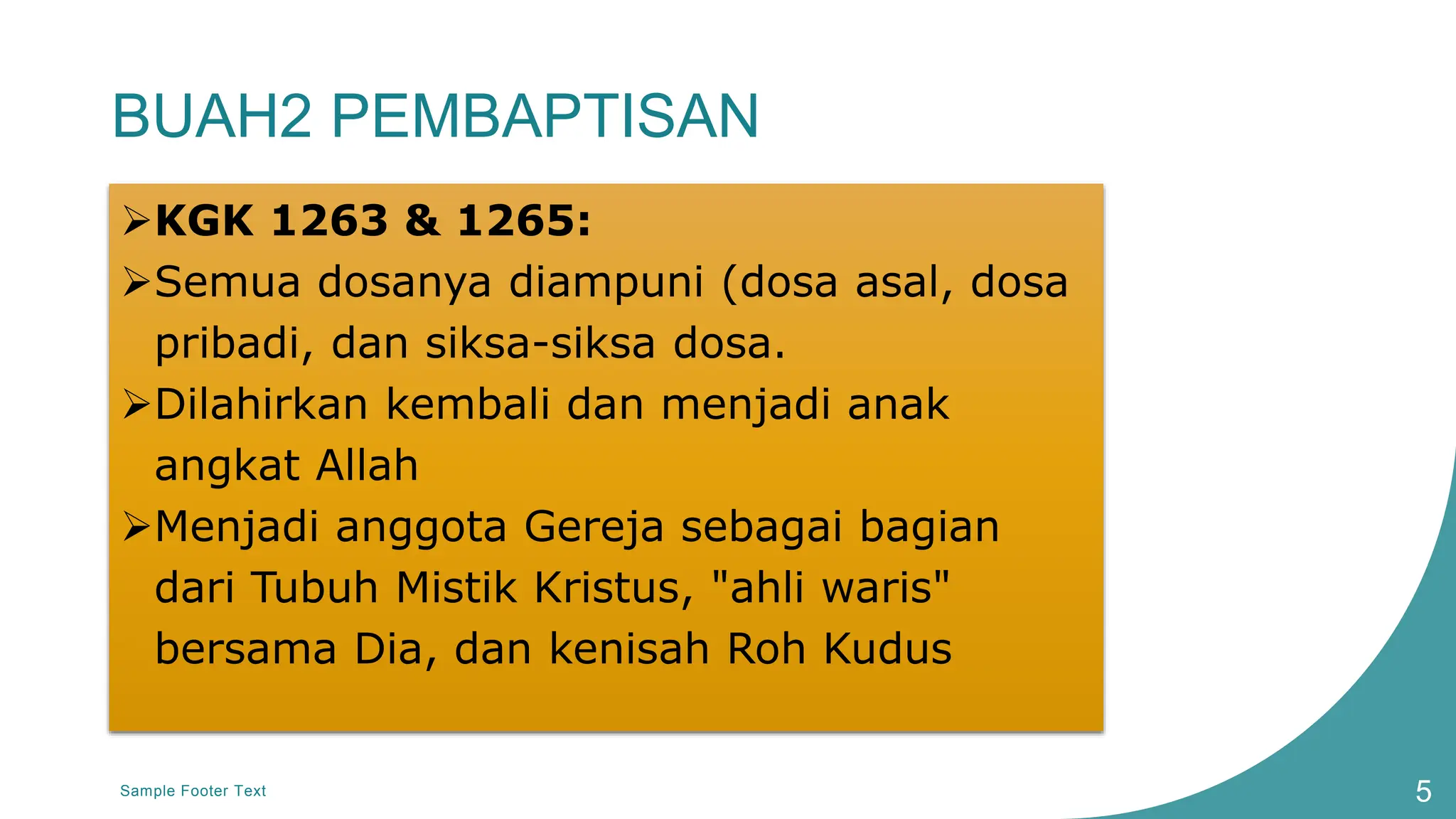 Pembekalan orang tua dan wali Baptisan Bayi.pptx