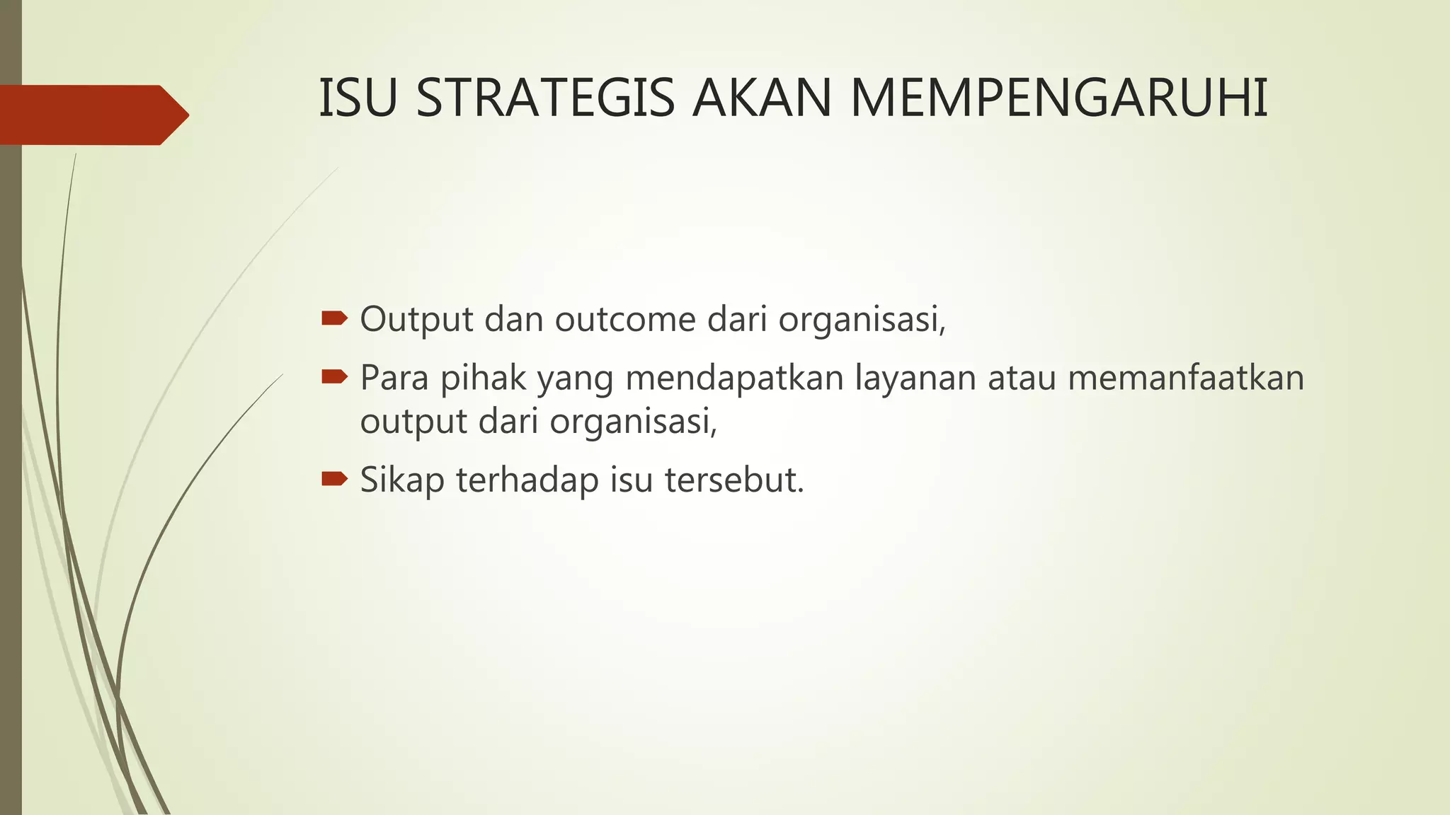Ihwal Isu Strategis (Strategic Issues) | PPTX