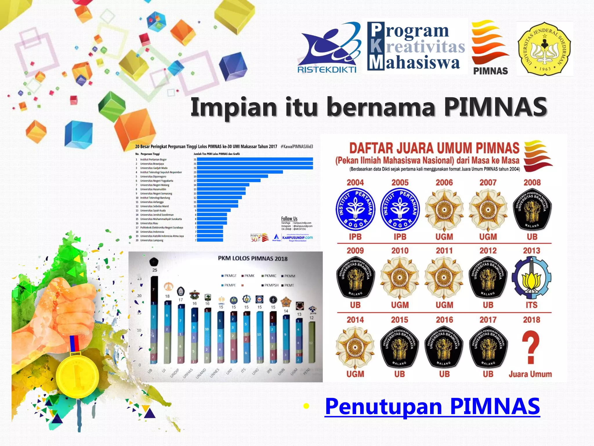 Pelatihan Penulisan PKM lolos PIMNAS | PDF