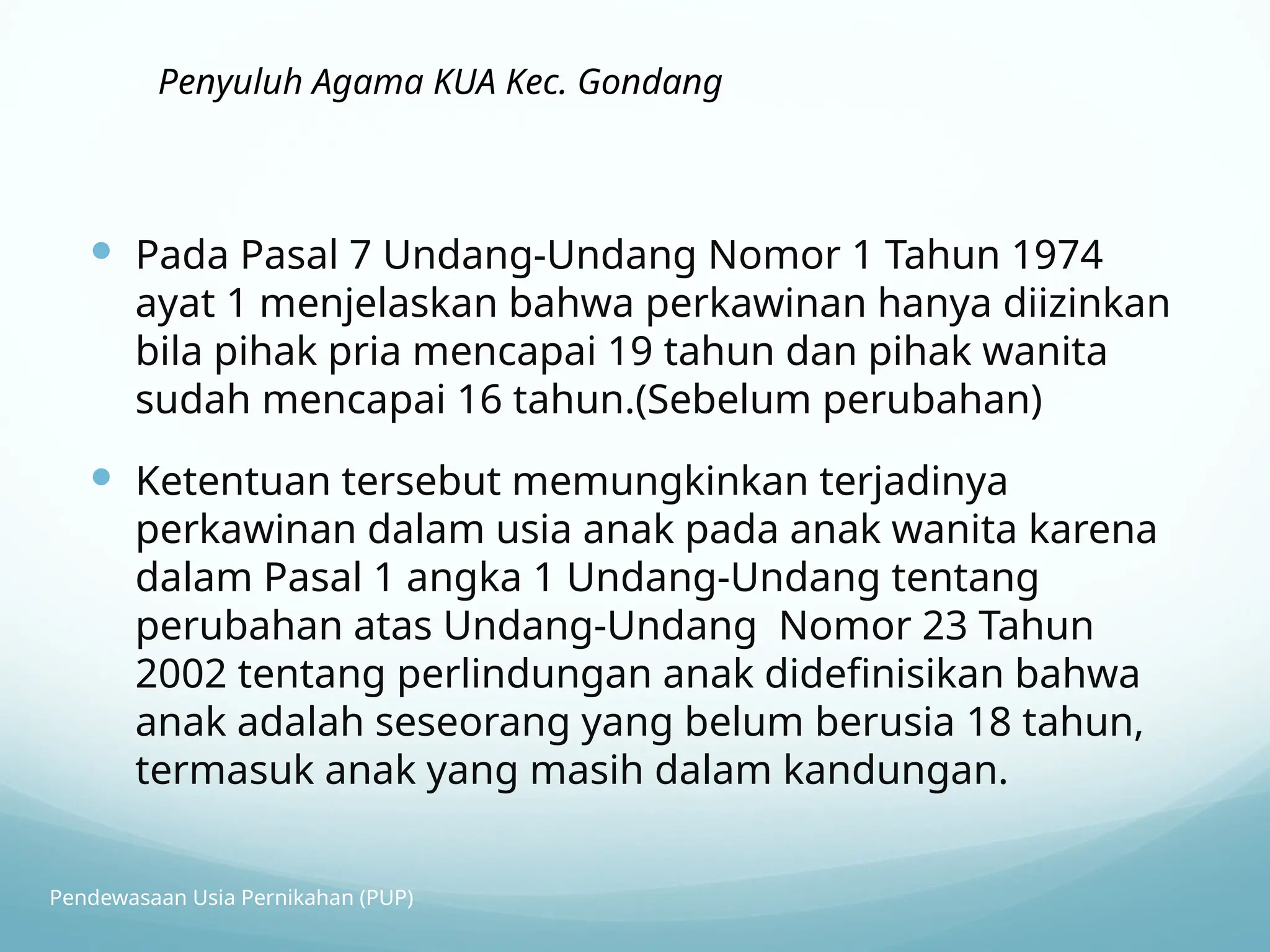 Pembekalan Remaja (UU No. 16 Tahun 2019).pptx