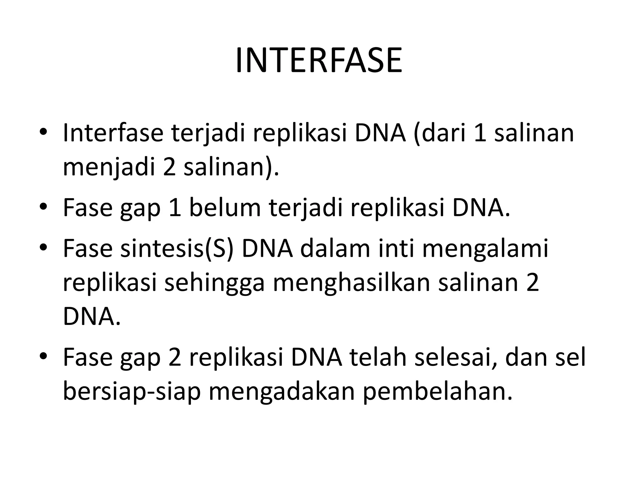MATERI BIOLOGI PEMBELAHAN SEL KELAS XI SMA | PPT