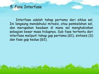 Pembelahan sel ( mitosis n meiosis ) | PPTX