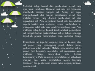 Pembelahan sel (Ramandhika Abi Karami) | PPTX