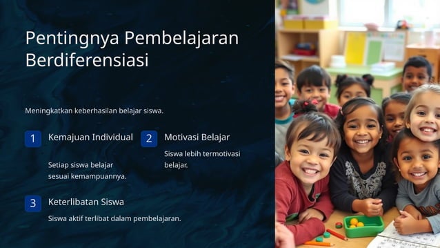 Pembelajaran Berdiferensiasi berorientasi pada kebutuhan belajar siswa | PPTX