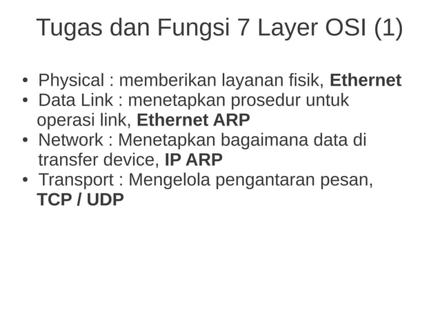 Pembelajaran-2 (Jaringan Komputer) Konsep Dasar OSI LAYER | PPT