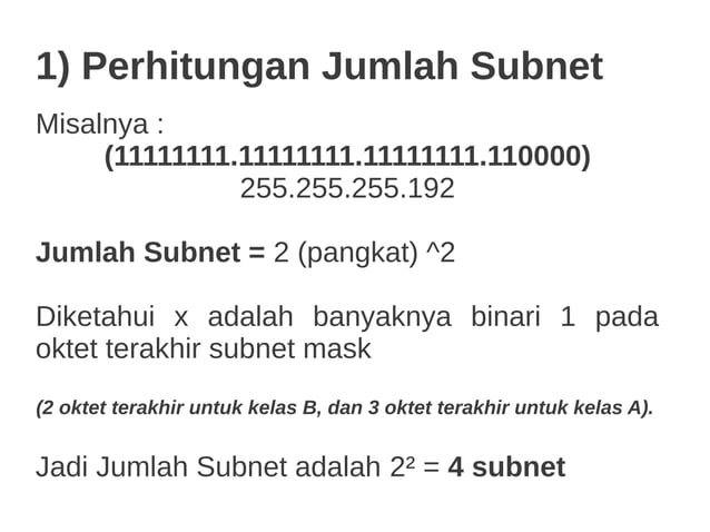 Pembelajaran-5 (Jaringan Komputer) Konsep Subnetting | PDF