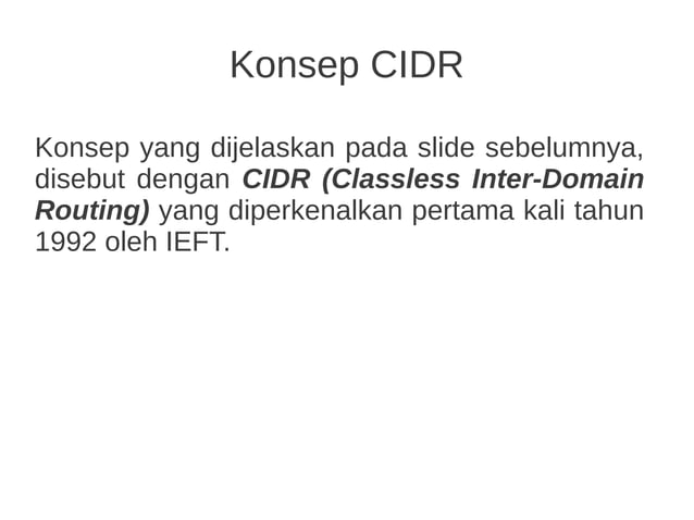 Pembelajaran-5 (Jaringan Komputer) Konsep Subnetting | PDF