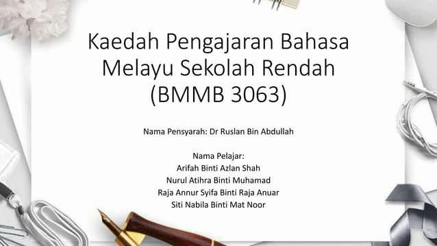 Pembelajaran akses kendiri | PPT