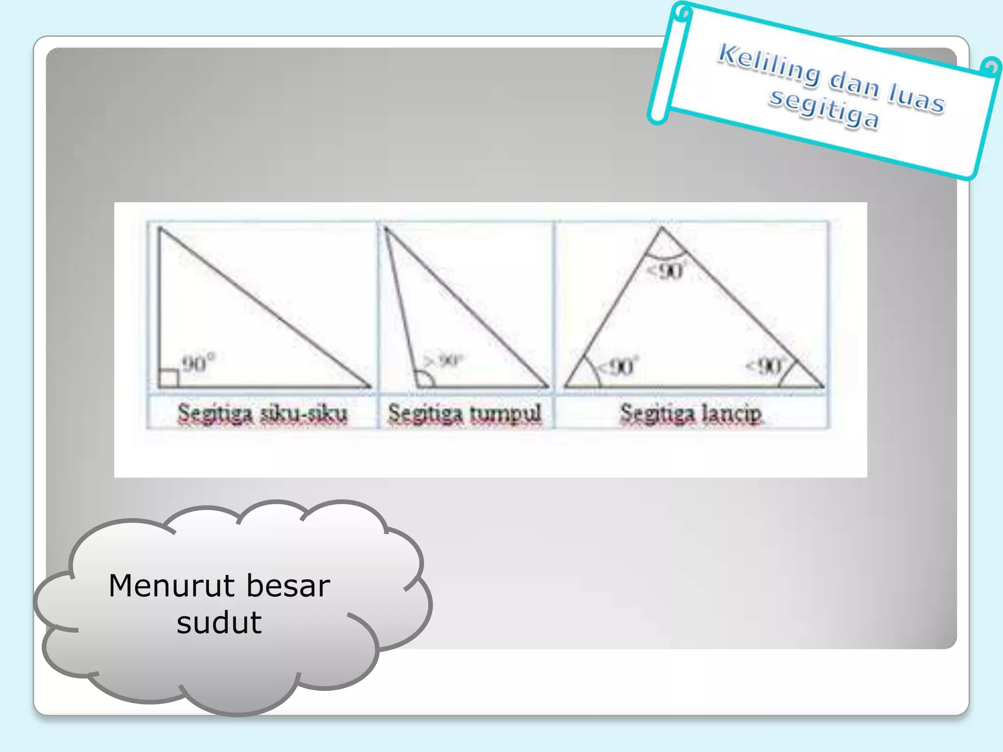 Jenis-jenis segitiga | PPTX
