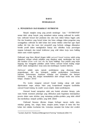Pembelajaran berbasis outbound | DOCX