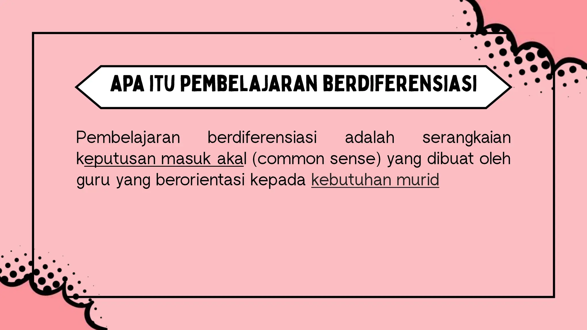 Pembelajaran Berdiferensiasi Kurikulum Merdeka | PPTX