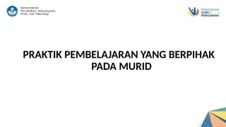 Pembelajaran Berdiferensiasi untuk Kurikulum Merdeka | PPTX
