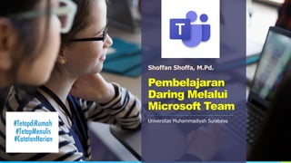 Pembelajaran daring melalui microsoft team | PPT
