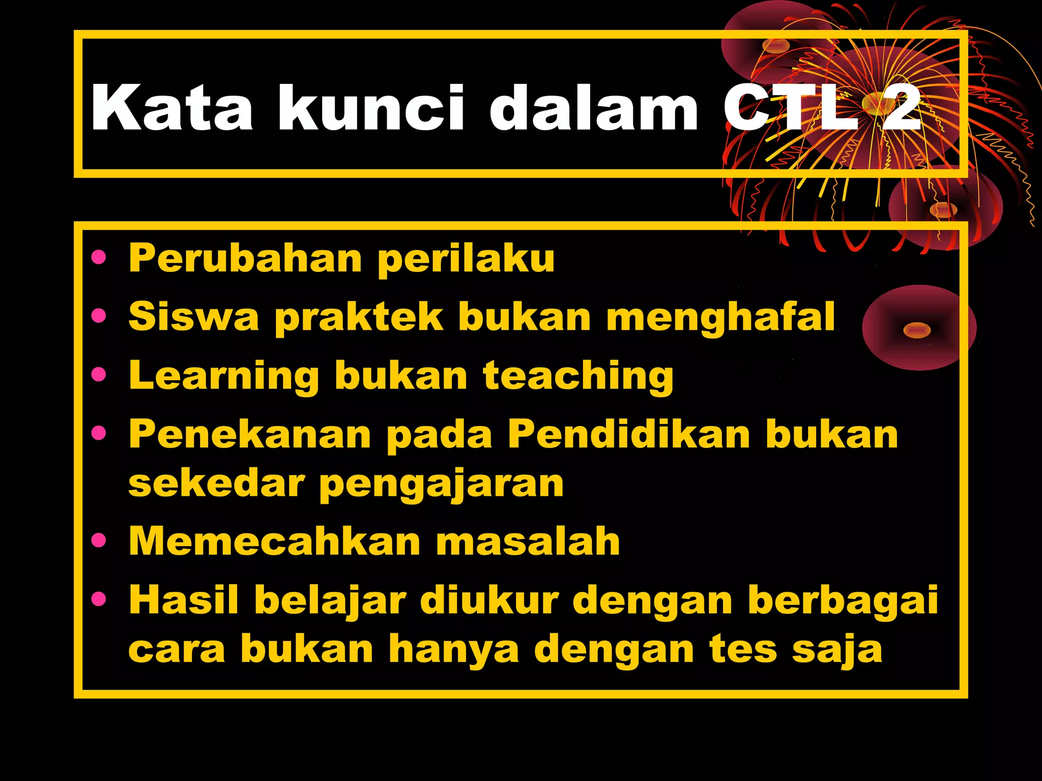 Pembelajaran kontekstual | PPT