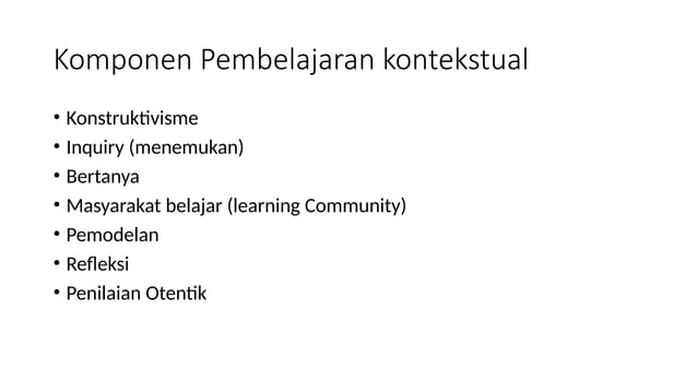 Pendekatan Pembelajaran kontekstual.pptx