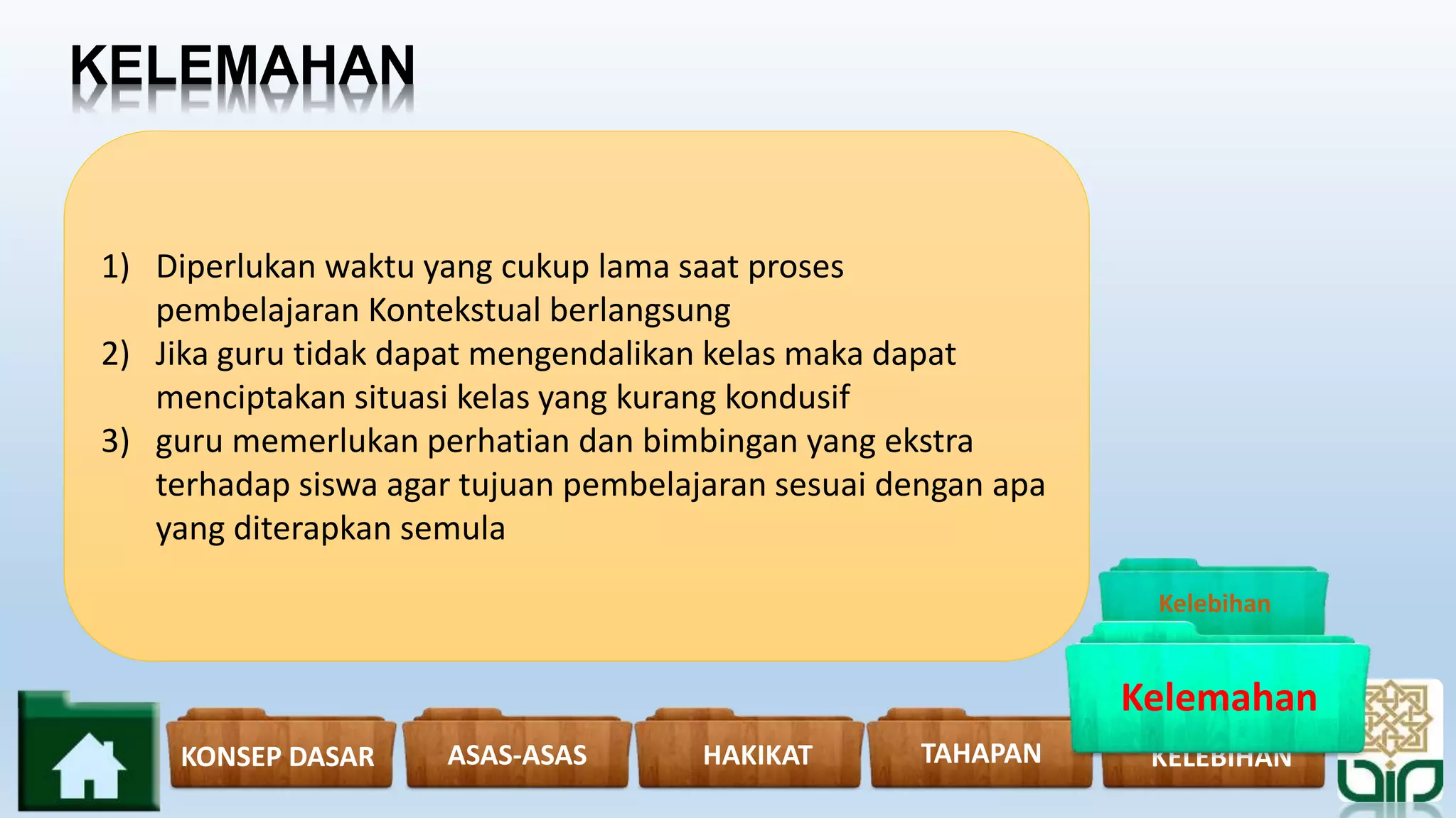 Strategi Pembelajaran kontekstual | PPTX