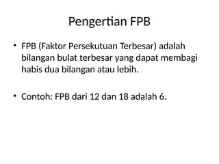 Pembelajaran_Matematika_KPK_FPB.pptx kelas 5 sd | PPTX