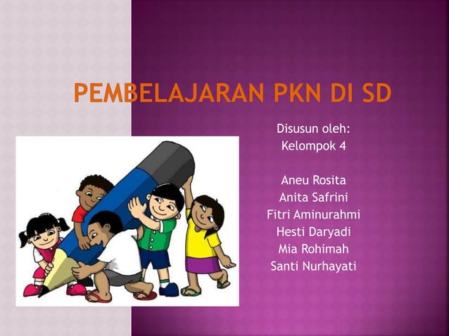 Pembelajaran pkn di sd | PPTX