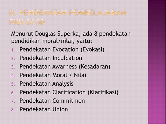 Pembelajaran pkn di sd | PPTX