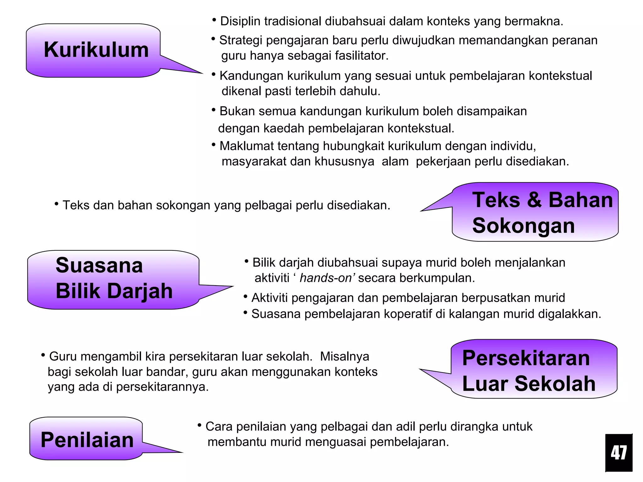 Pembelajaran secara kontekstual | PPT