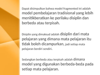 PEMBELAJARAN TEMATIK Model Fragmented.pptx